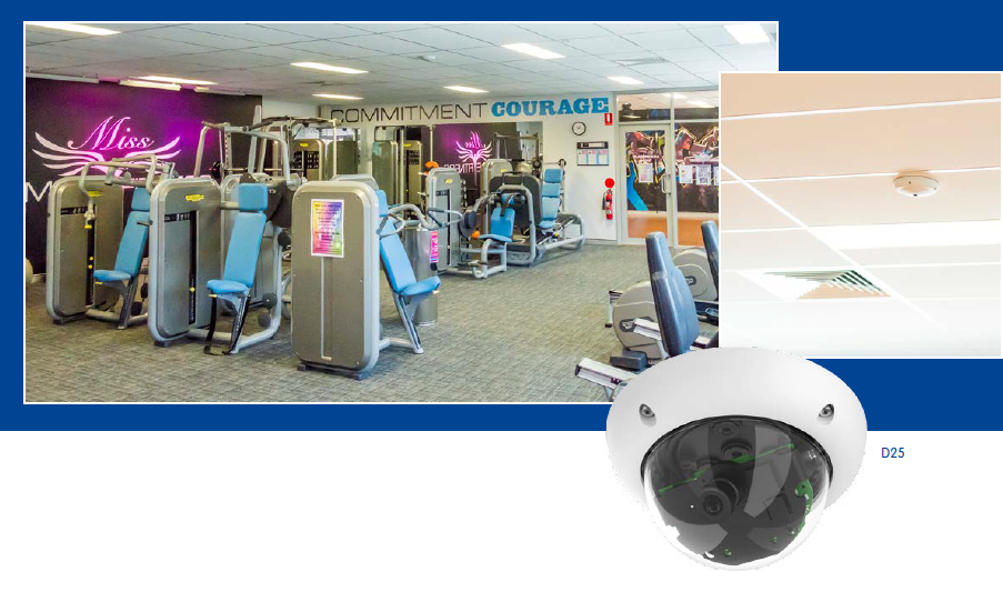24 hr gym gym security case study - cctv system and access control